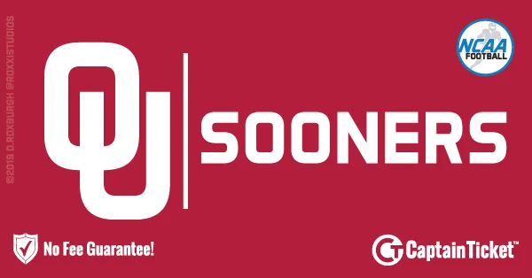 Buy Oklahoma Sooners Football Tickets Cheaper with No Fees | Captain ...