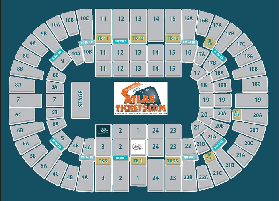 Pechanga Arena Premium Seating & VIP Tickets | AtlasTickets.com